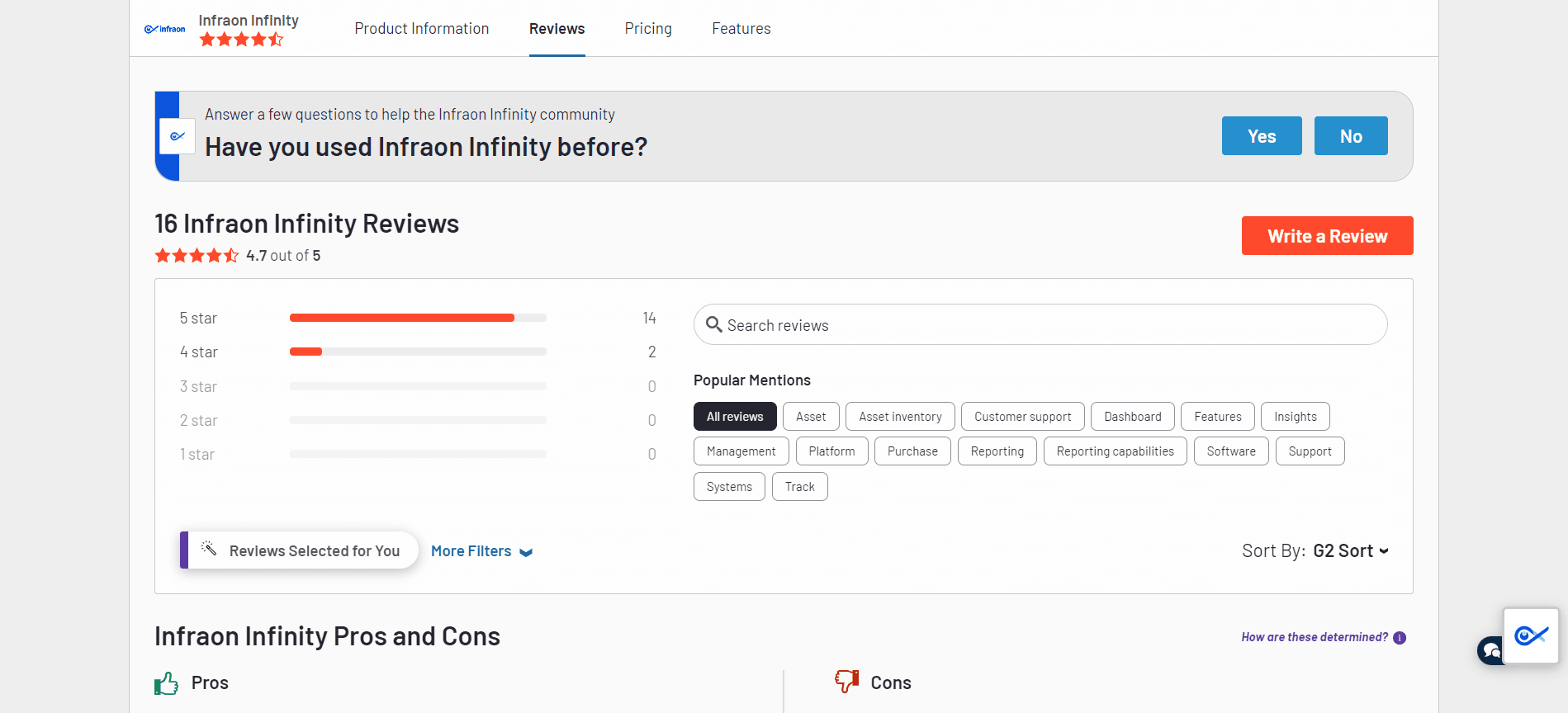 Steps to Share Your Infraon Experience on G2 | Infraon